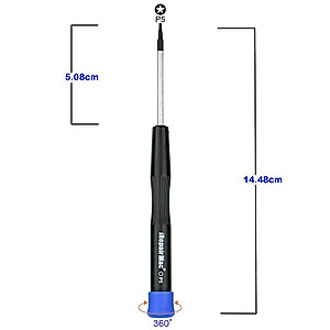 iRepairmac Bottom Case Screw Set and Pentalobe Screwdriver for MacBook Retina 13" (A1425, A1502) and 15" (A1398)