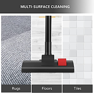 EFSHREE Vacuum Cleaner, 17KPa Powerful Suction with 600W Motor, 4 in 1 Lightweight Handheld Corded Stick Vacuum for Pet Hair Hard Floor and Carpet