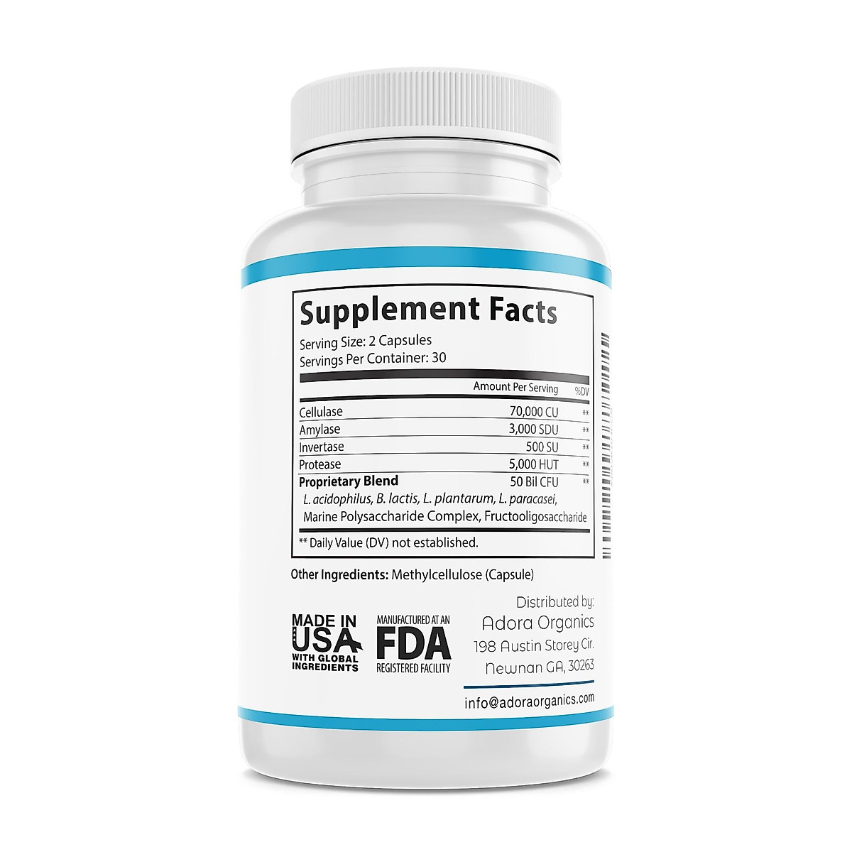 Clear Nails - Extra Strength - Probiotic Fungus Inhibitor - 50 Billion CFU