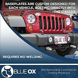 Blue Ox BX1126 Base Plate, Black