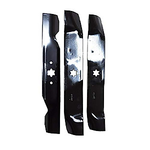 RINGMASH (New MTD Troy-Bilt Compatible with Toro Cub 46" Blades 942-0611A (2) 942-0612A (1) Set of 3 fits 759-04106 Cub Cadet: 942-04125 MTD: 172-7926 MTD: 177-2144 MTD: Perfect for Your Lawn Mower