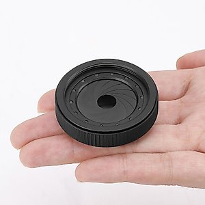 Adjustable Iris Aperture Diaphragm M30 to M37 Iris Aperture Diaphragm Adapter Optical Diaphragm 1.5-26mm Lens Module Adapter Ring Optics PVS-14 PVS 14 Optics (M30/M37*1)