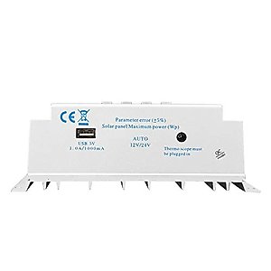 80A Solar Charge Controller, MPPT L-80 LCD Display PWM Photovoltaic Solar MPPT Charge Controller Regulador 12V/24V, Solar Panel Battery Intelligent Regulator