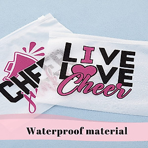 60 Pieces Cheer Makeup Bag Cosmetic Cheerleading Case for Girls Zipper Cheer Makeup Case Cheerleader Travel Pouch Portable Cheerleading Bag for Women Teammates Toiletry Accessories Gifts, 6 Styles