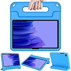 LTROP Kids Case for Samsung Galaxy Tab A7 10.4 Inch(2022/2020),Galaxy Tab A7 10.4 Case,Shockproof Convertible Handle Stand Case for Samsung Galaxy Tab A7 10.4(Model SM-T500/T503/T505/T507/T509), Blue