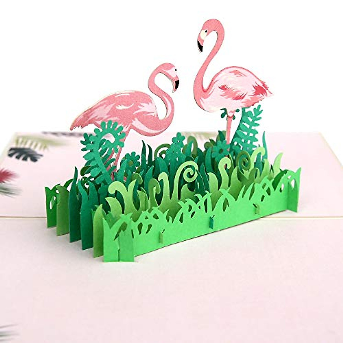 Paper Spiritz Flamingo 3D Pop up Greeting Card,3D Greeting Cards, Thank You, Happy Birthday, Mother's Day Cards,All Occasion, With Envelope