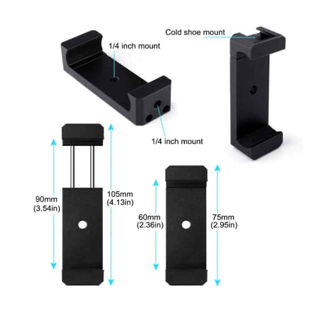 MeeA 82 Inch Tall Extendable Tripod Compatible with Most Cell Phones, DSLRs, Digital Cameras for Selfie and Live Video Travel, Broadcasting/Streaming/vlogging. Black