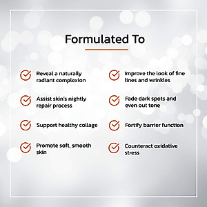 TruSkin Vitamin C Night Cream – Collagen Supporting Blend with Cocoa Butter, Vitamin B5, Botanical Essential Oils – Brightening and Firming Skin, Face & Neck, 2 Fl Oz