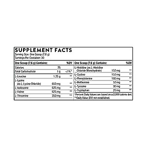 Thorne Amino Complex - Clinically-Validated EAA and BCAA Powder for Pre or Post-Workout - Promotes Lean Muscle Mass and Energy Production - NSF Certified for Sport - Berry Flavor - 8 Oz - 30 Servings