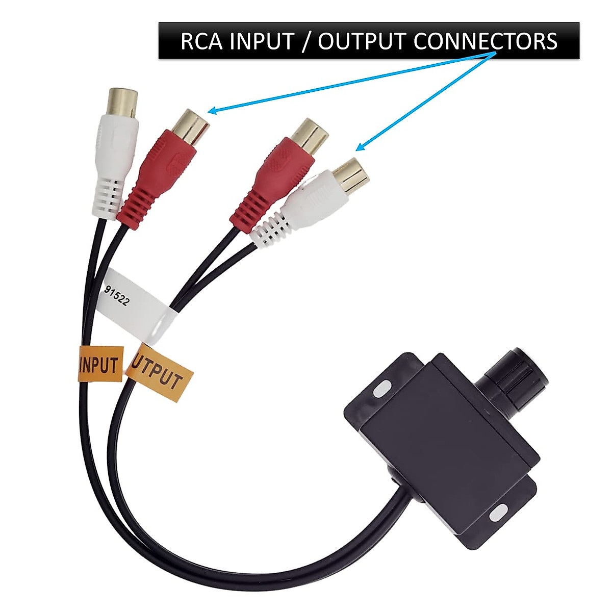Xtenzi Amplifier Universal Bass Volume Knob Line Level Control Remote XTBR9-LC1