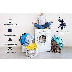 U.S. Polo Assn. Super Soft Oversized Bed & Couch Throw Blanket, Fuzzy Warm Lightweight Flannel Throws, All Season Plush Fleece Comfort, 50x70in, Beige