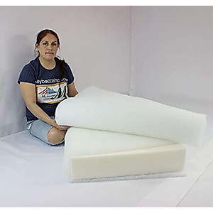 Mybecca 36 Inch Wide (5 Yards) Quilt Batting Multipurpose Dacron Fiber Polyester Wadding Fabric Loft Upholstery Grade Padding (36x15') (36 x 180) (2' x 15')