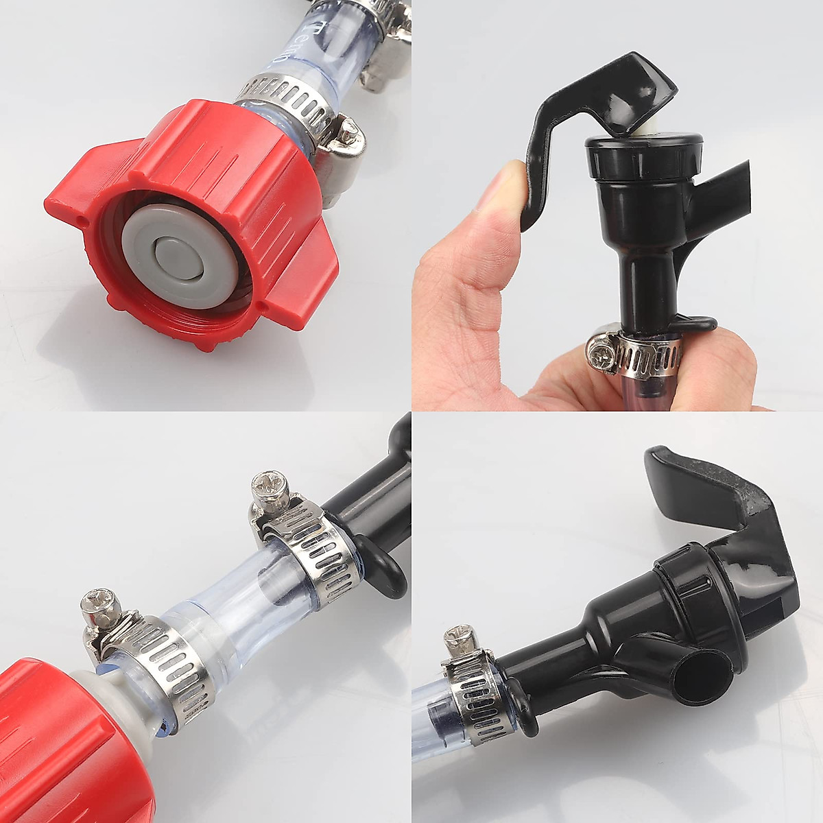 GWENBHMTOOL BIB Tap Valve for Coca Cola Bag in Box Syrups Removable Spigot Kit Soda Dispensing Faucet Hose Kit
