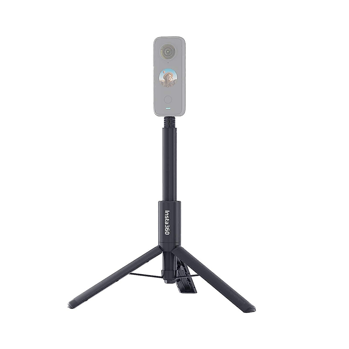 Insta360 ONE X2 360 Degree Waterproof Action Camera, 5.7K 360, Stabilization, Touch Screen, AI Editing, Live Streaming, Webcam, Voice Control + Tripod Selfie Stick