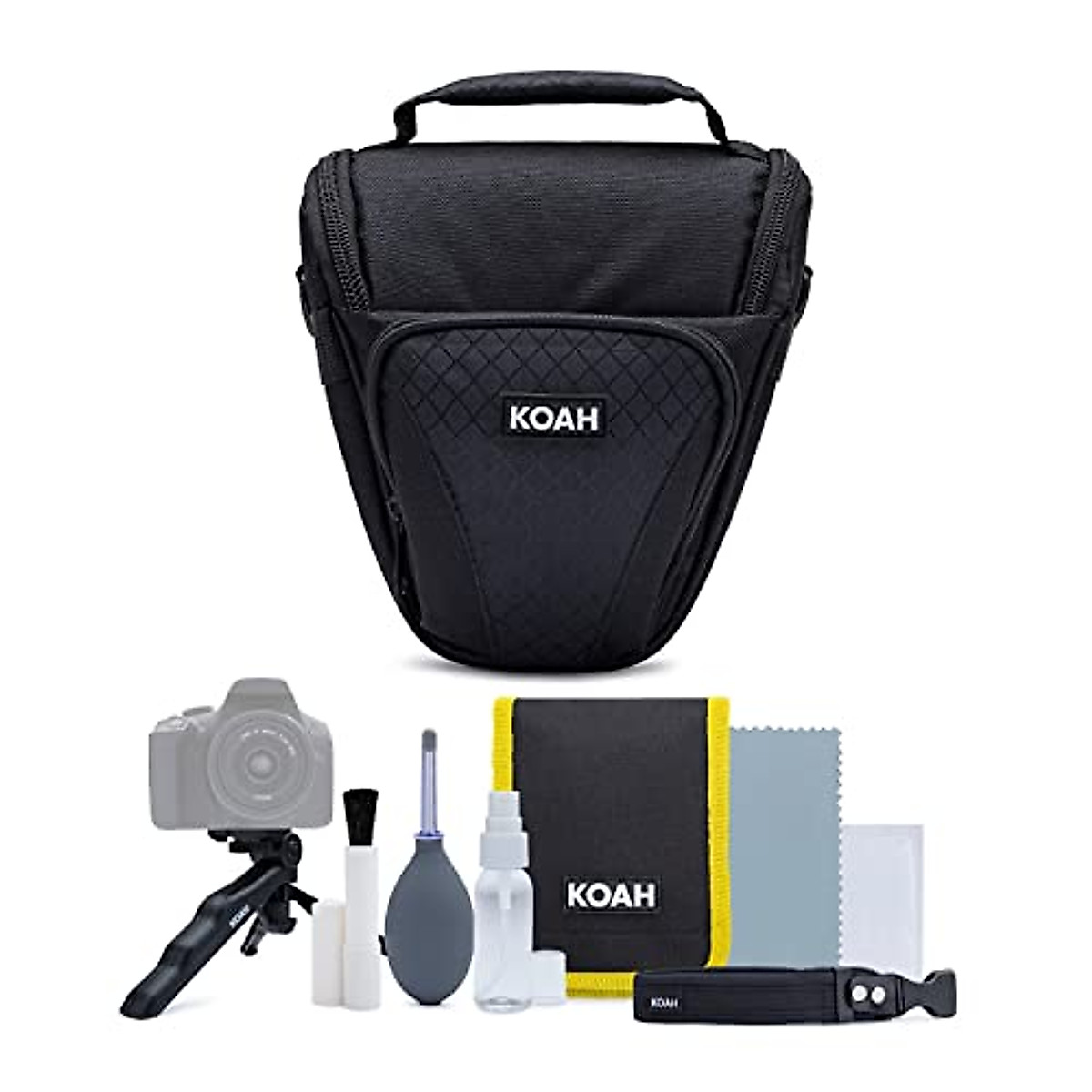 Kodak PIXPRO AZ528 16MP Astro Zoom Digital Camera with 52x Zoom and 3-Inch LCD Display (Black) Bundle with 64GB Class 10 UHS-I U1 SDXC Memory Card, and Camera Case with Accessories (3 Items)