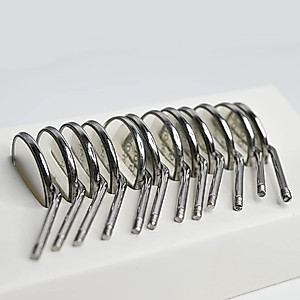 Polodent S.S. MATERIAL PLANE MOUTH MIRROR NO. # 04 SET OF 12 ORIGINAL