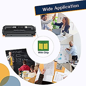 Colorking (with CHIP) Compatible Toner Cartridge Replacement for HP 414X W2020X 414A W2020A High Yield for Color Pro MFP M479fdw M479fdn M454dw M454dn Enterprise M455dn MFP M480f Printer (1 Black)