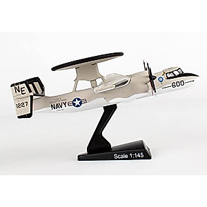 Daron Worldwide Trading Postage Stamp USN E-2C Hawkeye 1/145 Vaw-116 Sun K Airplane Model