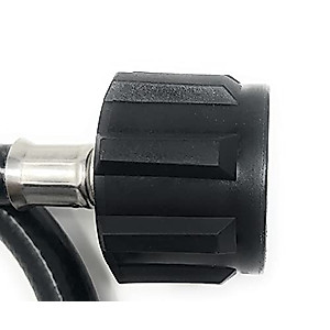 MI MADOL IMPORTS, LLC MADOL Pig Tail Propane Hose QCC1 x 1/4 Male NPT 2 FT 350PSI [948-760] with Flow Control Shut Off at Over 80,000 BTU's