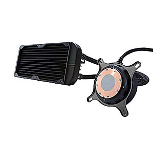 Fractal Design Celsius S24-240 mm Radiator - Silent Liquid CPU Cooler - PWM - Intelligent Controls - 2X Fractal Design Dynamic X2 PWM GP-12 120Mm Silent Fans Included - 1/4" Fitting - Black