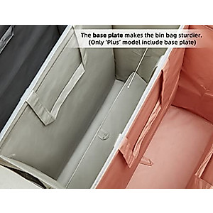 ECOWAN LIVING Recycle Bin, Trash Bin, Recycling Bins for Kitchen Home, Recyclable Waste Trash Sorting Organizer, Reusable Waterproof Compartment Container, Pack of 3 Bags