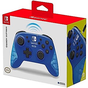 Nintendo Switch Wireless HORIPAD (Blue) by HORI - Officially Licensed by Nintendo
