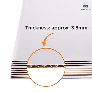 Cake Supplies On Sale, LLC Rectangle Coated Cakeboard 10" x 14", 6 ct