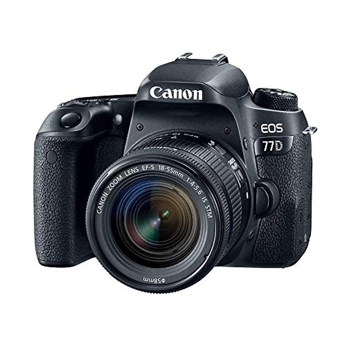Canon EOS 77D EF-S 18-55 is STM Kit (Renewed)