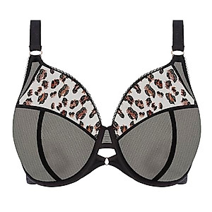 Elomi Women's Namrah Underwire Plunge Bra Black