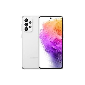 SAMSUNG Galaxy A73 5G SM-A736B/DS 256GB 8GB RAM Dual SIM Factory Unlocked (GSM Only | No CDMA - not Compatible with Verizon/Sprint) - International Version (Awesome White)