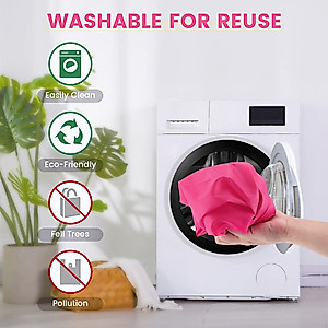 10 Pack Bulk Reusable Grocery Bags,Multicolor Durable Machine Washable Grocery Bags for Shopping X-Large 60LBS Heavy Duty Folding Reusable Bags Totes Storage Bag Lightweight Polyester Fabric