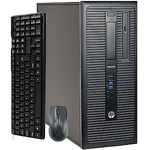 Hp EliteDesk 800 G1 Tower Computer Desktop PC, Intel Core i7 3.4GHz Processor, 16GB Ram, 1TB SSD, WiFi & Bluetooth, Wireless Keyboard Mouse, Microsoft Office 365, Windows 10 Pro (Renewed)