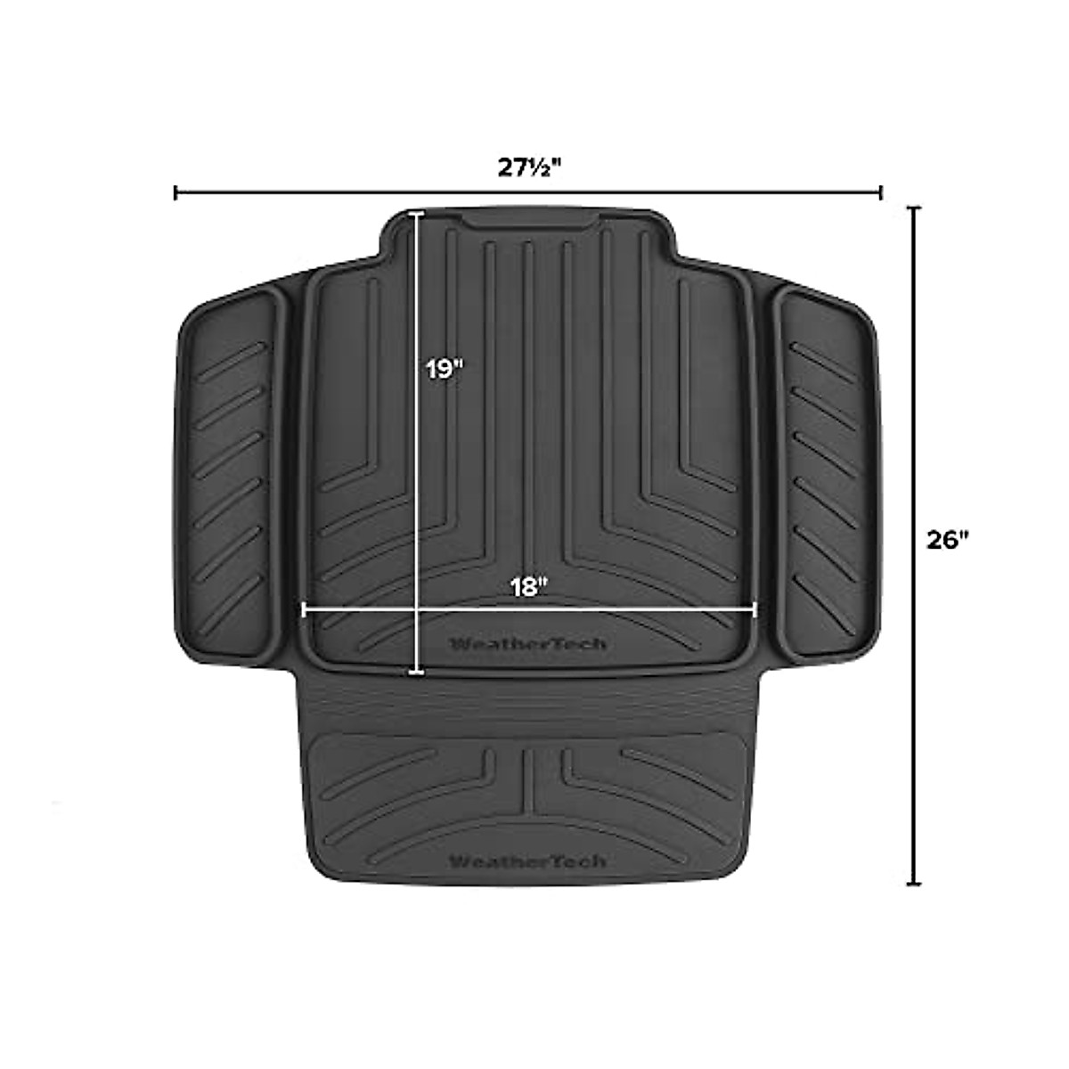 WeatherTech Child Car Seat Protector, Black