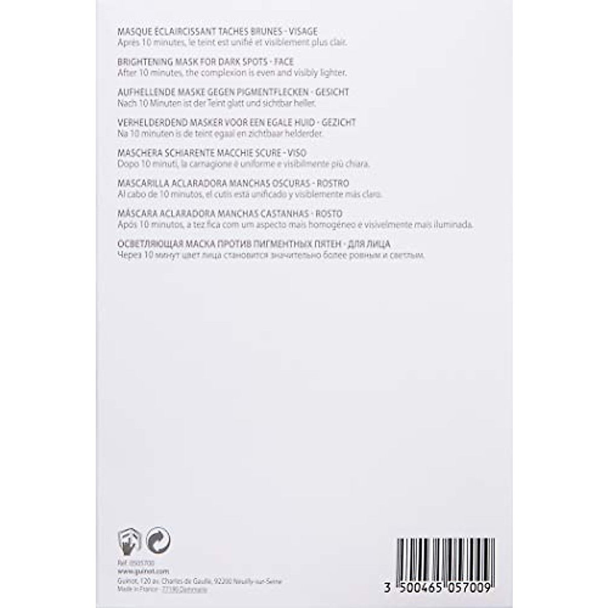 Guinot Newhite Brightening Mask Kit, 7 Count (Pack of 1)