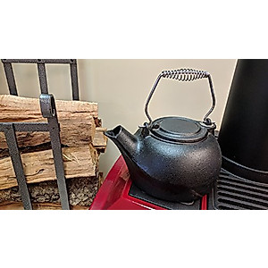US Stove Company Kettle Fireplace 3Qt Black, L