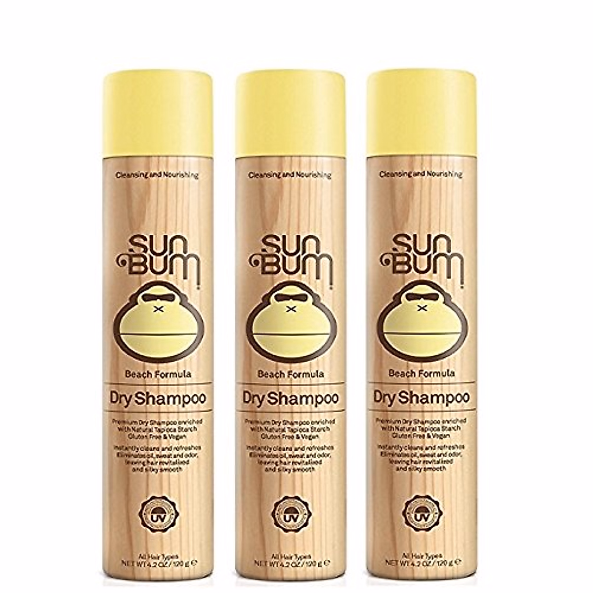 Sun Bum Beach Formula Dry Shampoo (3 Pack)