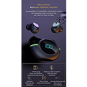 TWS Earphone (Earbuds) HiFi Stereo Mini Power Led Wireless Earphone Headset Y80, Bluetooth Headphone for iPhone, Samsung,LG and Other Mobile Phones, Tablets,TV's, Smart Bluetooth Devices