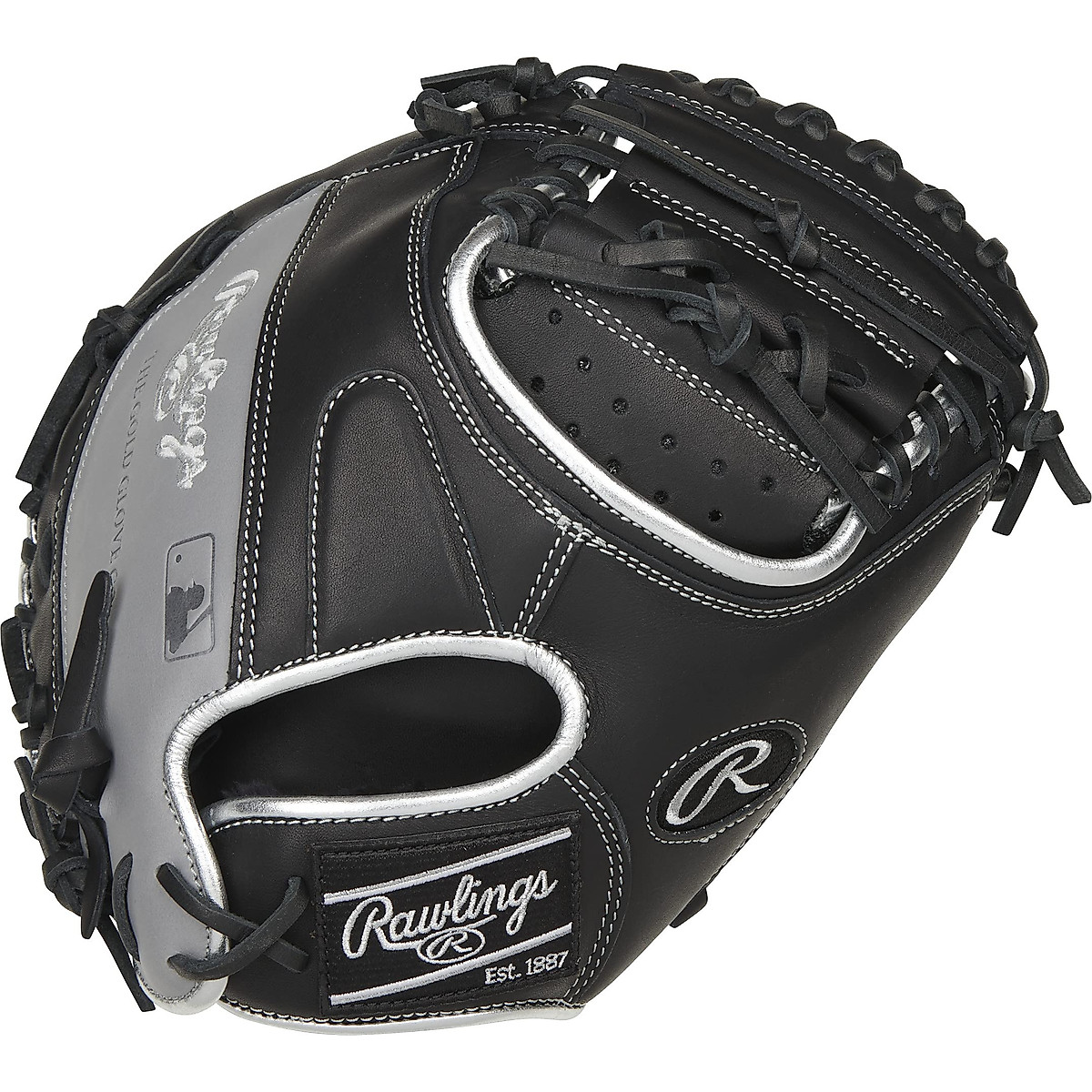 Rawlings | ENCORE Baseball Catcher's Mitt | Right Hand Trhoiw | 32" - One-Piece Closed Web