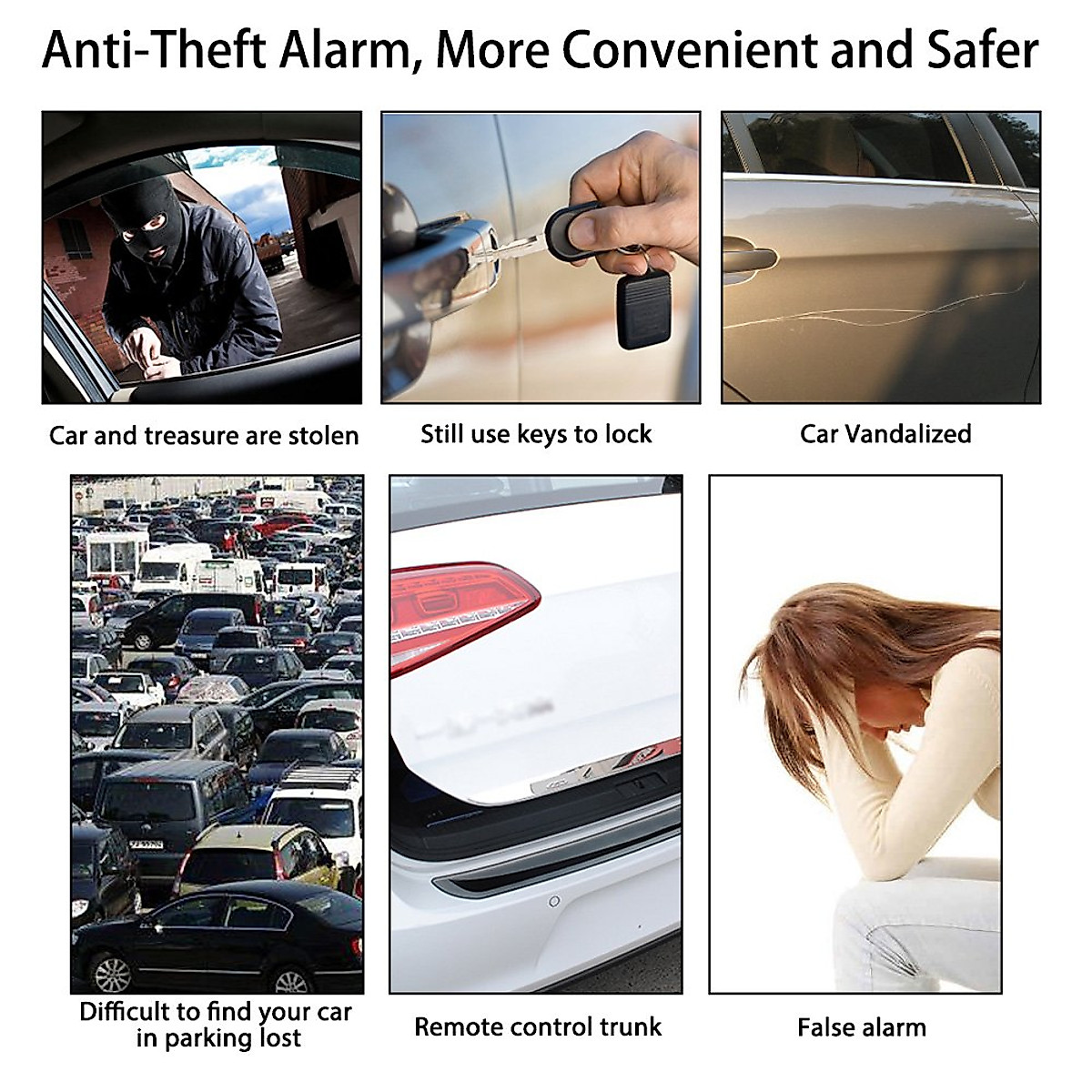 Car Remote Central Locking Kit Keyless Entry System Universal Remote Central Door Lock Kit Locking with Trunk Release