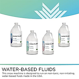 Froggy's Fog Pro Snow Machine, 2022 Model Snow Making Machine with Wireless Control and Completely Variable Output Flake Size, High Strength ABS Construction