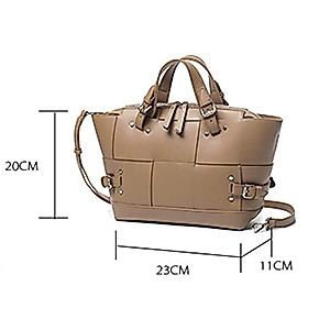 Leather Shoulder Bags Female Handbags Weave Crossbody Bags For Ladies Totes Bolsas Feminina