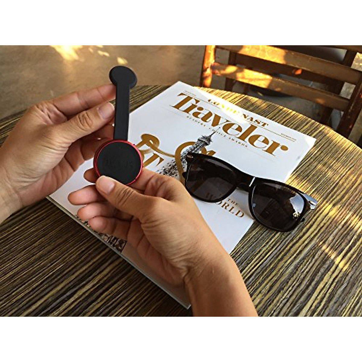 TOKK Smart Wearable Assistant Hands-Free Bluetooth Speaker Phone, Red