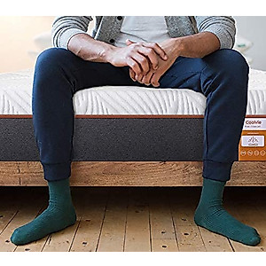 Coolvie Queen Mattress, 10 Inch Comfy Cool Memory Foam and Innerspring Hybrid Mattress, with Individually Pocket Coils, Cushioning Euro Top and Breathable Hypoallergenic Knitted Cover