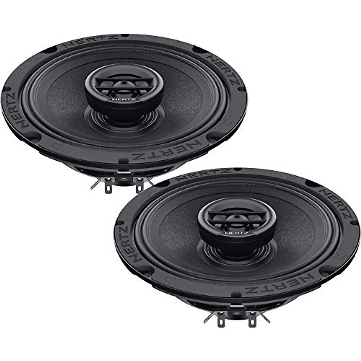 pkg Hertz SX 165 Neo 6.5" SPL Show 200W Tweeters Coaxial Speakers with Grills