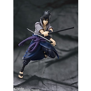TAMASHII NATIONS - Naruto Shippuden - Sasuke Uchiha -He Who Bears All Hatred, Bandai Spirits S.H.Figuarts Action Figure