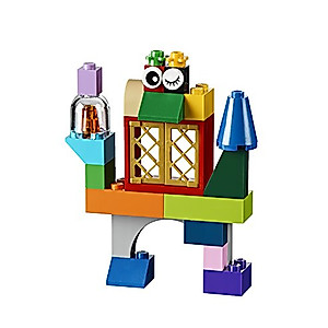 LEGO Classic Large Creative Brick Box Building Set, Toy Storage Solution for Home or Classrooms, Creative Toy for Back to School, Interactive Building Toy for Kids, Boys and Girls Ages 4 and Up, 10698