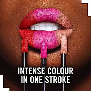 Rimmel London Stay Matte Liquid Lip Color with Full Coverage Kiss-Proof Waterproof Matte Lipstick Formula that Lasts 12 Hours - 706 Raw Embrace, .21oz