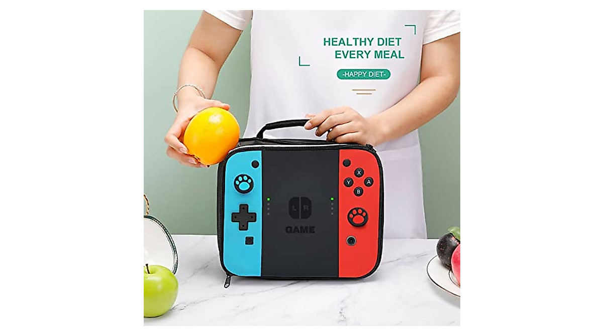 Insulated Lunch Box for Kids & Adults with Game Design | Reusable ...