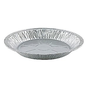 PACTOGO 11" Aluminum Foil Pie Pan Extra-Deep Disposable Tin Plates (Pack of 12)