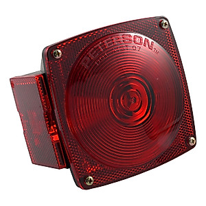 CURT 53441 Driver-Side Combination Replacement Trailer Light, Stop Tail Turn